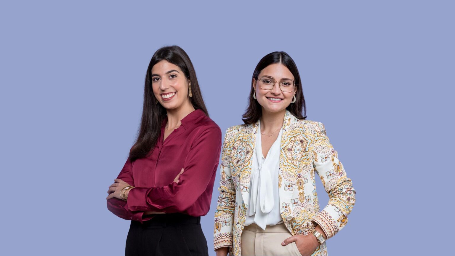 Margarida Castillo Silva and Maria Rubina Silva participate in the ...